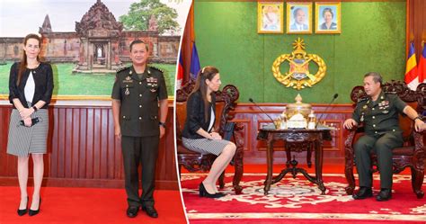 ឧត្តមសេនីយ៍ឯក ហ៊ុន ម៉ាណែត ទទួលជួបសំណេះសំណាល និងពិភាក្សាការងារជាមួយឯកអគ្គរដ្ឋទូតអ៊ីស្រាអែល