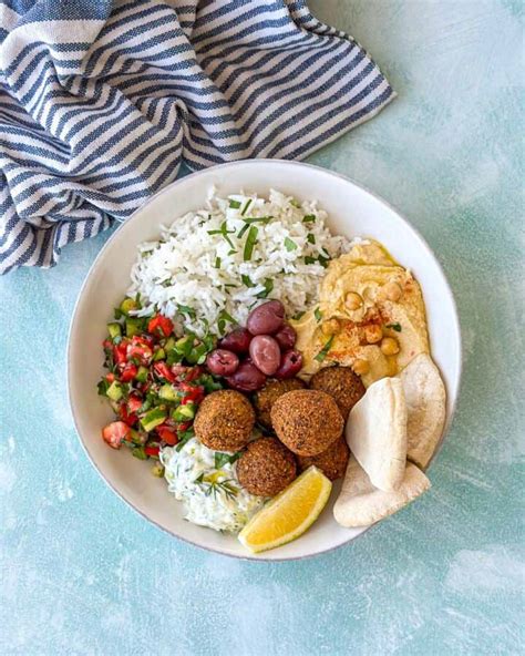Mediterranean Falafel Rice Bowls With Easy Shortcuts Seasons In The