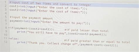 Solved Write A Python Program That Prompts The User For The Chegg