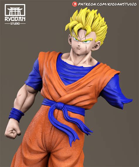 🔮 Future Gohan Dragon Ball・ 3d File For 3d Printing・cults