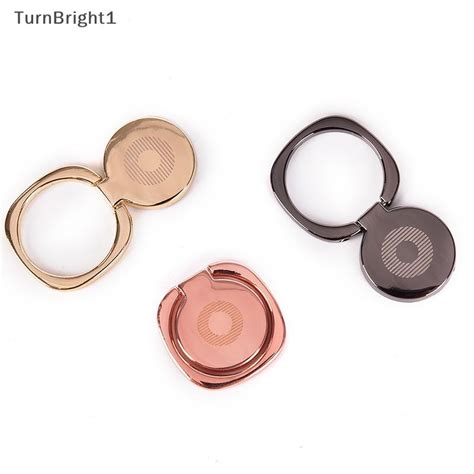 เทิร์นไบร์ท สากล 360° นิ้วแหวนยืนที่วางโทรศัพท์รถ Rotatig Magnetic