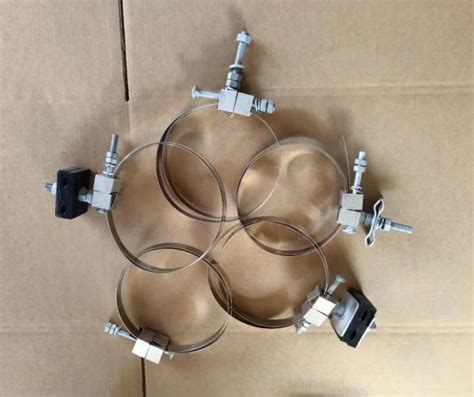 Pole Tower Fixing Down Lead Clamp For Adss Opgw Cable Downlead Clamp China Down Lead Clamps