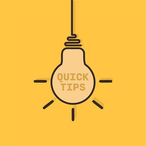 Premium Vector Quick Tips Icon Badge Top Tips Advice Note Icon Idea