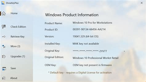 Windows 10 Key Checker