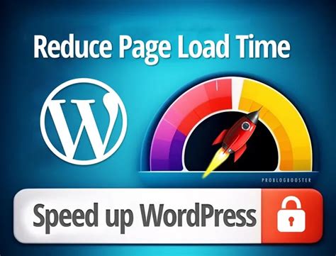 Keys To Reduce Web Page Loading Time WordPress