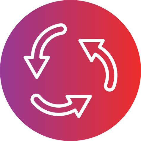 Roundabout Generic Flat Gradient Icon