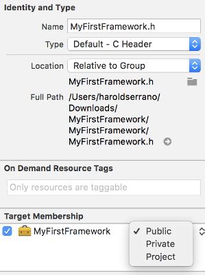 Creating A Framework In Xcode Harold Serrano Game Engine Developer