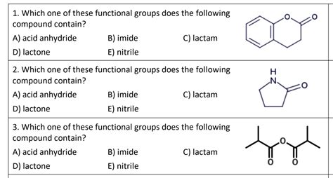 Nitrile Functional Group