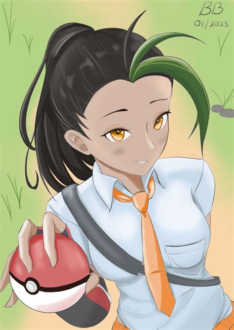 Nemona Lets Her Hair Down Oc Rpokemonscarletviolet