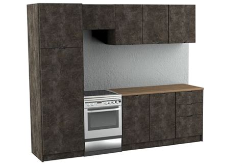 ΕΤΟΙΜΗ ΚΟΥΖΙΝΑ City ΓΚΡΙ ΣΚΟΥΡΟ Praktiker Kitchen Appliances