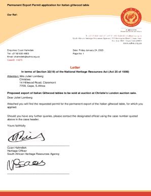 Fillable Online Export Permit Authorization Guidance Natural