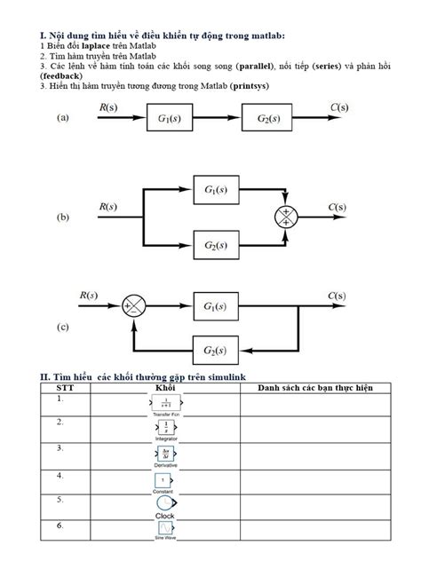 Tìm Hiểu Về Matlab Trong điều Khiển Tự động Pdf