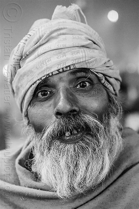 Old Hindu Pilgrim At Kumbh Mela 2013 India