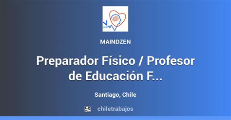 Preparador Físico Profesor De Educación Física Trekking Santiago
