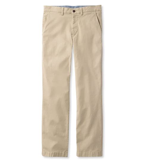 Mens Lakewashed Stretch Khakis Standard Fit Pants At Llbean