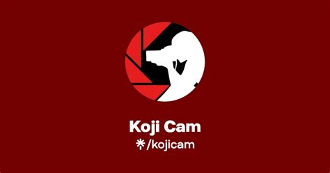 Koji Cam Instagram Facebook TikTok Linktree