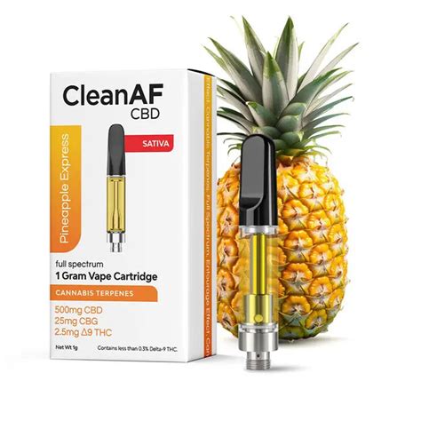 Cleanaf Cbd Full Spectrum 1 Gram Vape Cartridge