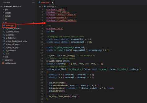 crowpanel esp32 2 8 inch with platformio elecrow wiki