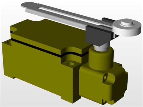 Limit Switch D CAD Model Library GrabCAD