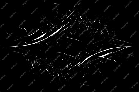 추상적인 검은 배경과 그룬지 하 선과 반색 요소 프리미엄 벡터