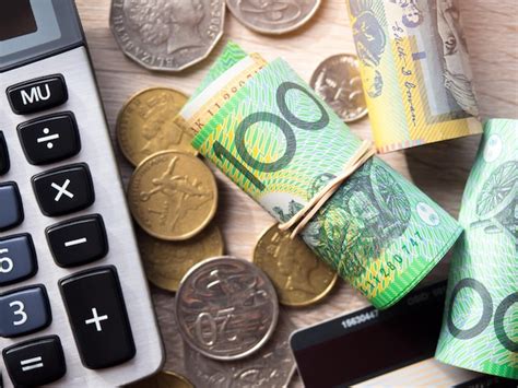 Premium Photo Dollar Australian Banknotes