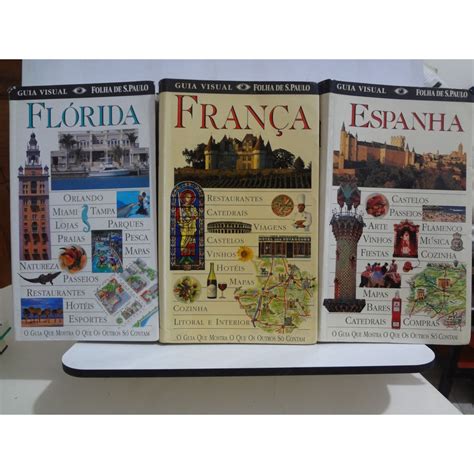 Livros Guia De Turismo Guia Visual Folha Flórida Espanha França