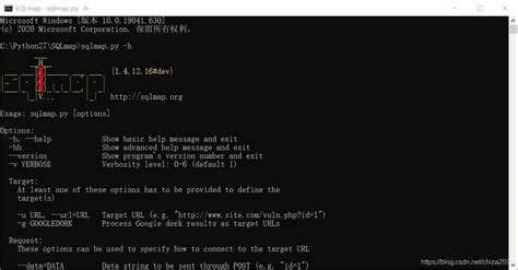sqlmap搭建（非常详细）！ sqlmap可以创建数据表吗 csdn博客