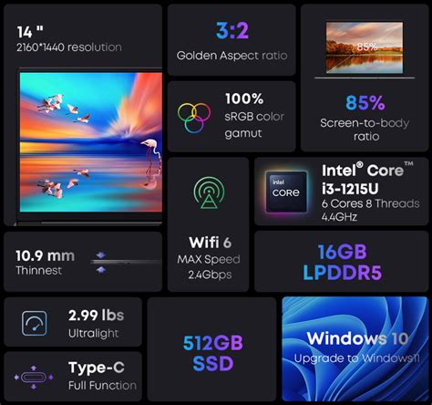 Chuwi CoreBook X, laptop with new Intel Core i3-1215U version