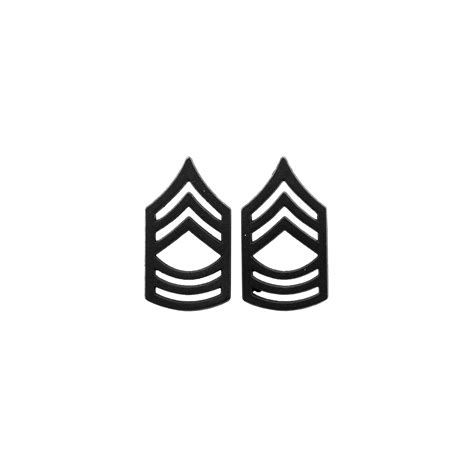 the rank badge e8 army master sergeant army surplus military range