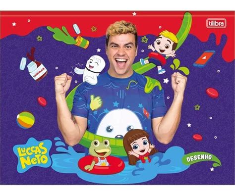 Caderno De Desenho Luccas Neto Brochura Capa Dura Tilibra MercadoLivre