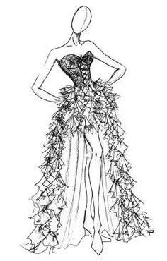 Corset Sketch Corsets Pinterest Sketches And Corsets