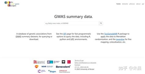 MR干货如何下载IEU GWAS database未收录的GWAS结果R中TwoSampleMR应用方法见文末 知乎