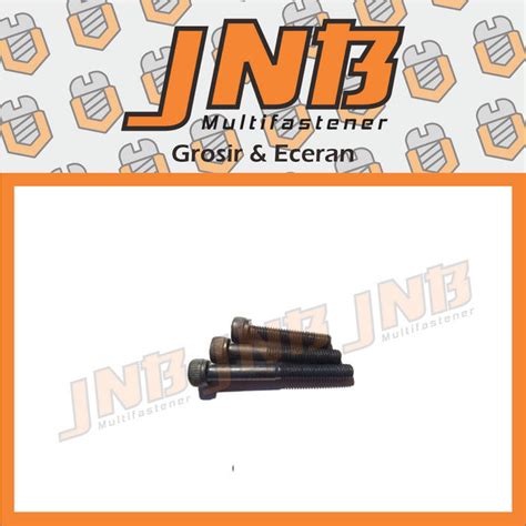 Baut L Baja Hitam M16 X 100 Kunci L 14 Socket Head 12 9 Import Lazada