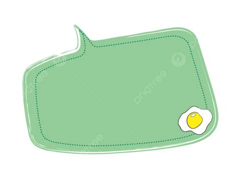 Freehand Vector Art PNG Freehand Cartoon Border Dialog Elements Hand