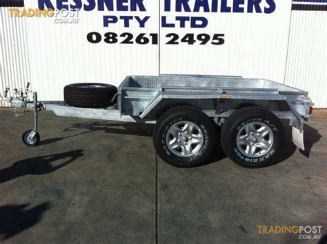 KESSNER TRAILER 8x5 GALVANISED TANDEM TRAILER BOX TRAILER OFFROAD