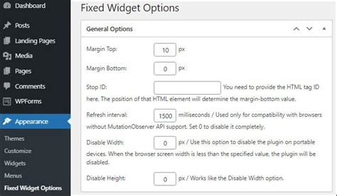 how to make a sticky sidebar in generatepress theme