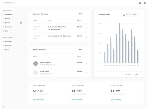 Wireframe Color Scheme For The Control Panel Design System