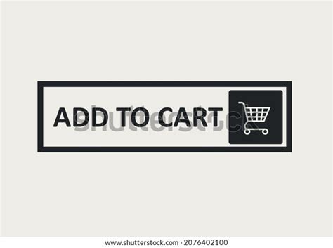 Add Cart Button Isolated On White Stock Vector Royalty Free 2076402100 Shutterstock