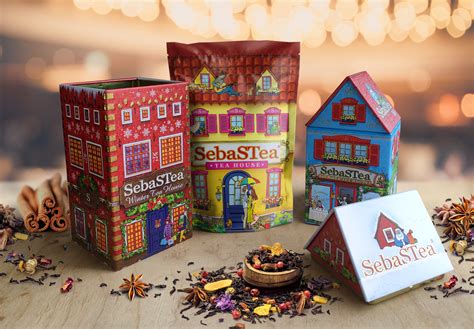 Чай SebaSTea «Houses series». Подарочная упаковка on Behance