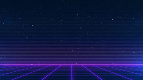 복고풍 공상 과학 배경 미래의 그리드 풍경 80 S 디지털 사이버 표면 1980 년대의 스타일에 디자인에 적합 0명에 대한 스톡