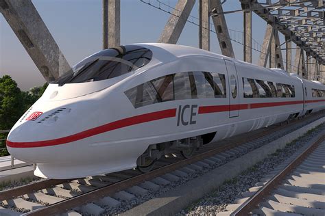Hi Speed Train Siemens Velaro Crh Vehicle Models ~ Creative Market