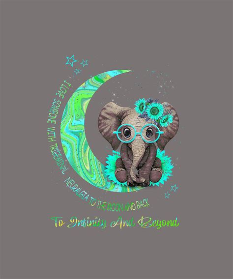 I Love Someone With Trigeminal Neuralgia To The Moon And Back Drawing By Dh Bubble Pixels