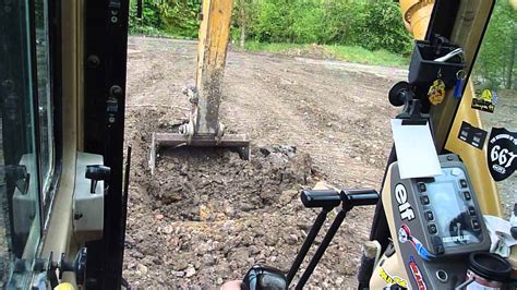 Cat 320b View From Cab Youtube