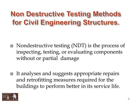 Non Destructive Testing Ppt Ppt