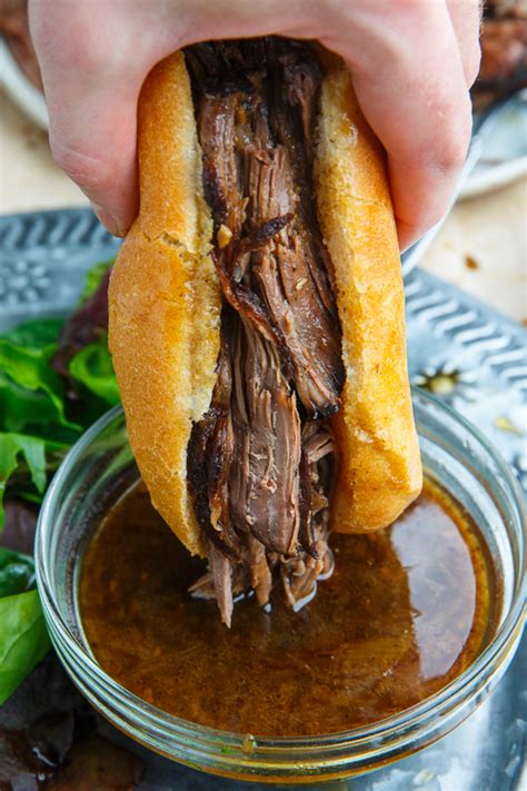 Slow Cooker Roast Beef French Dip Sandwich Closet Cooking