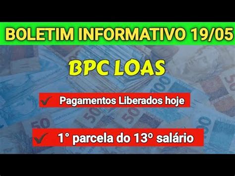 BPC LOAS BOLETIM INFORMATIVO MUITAS INFORMAÇÕES PARA BENEFICIÁRIOS DO BPC YouTube