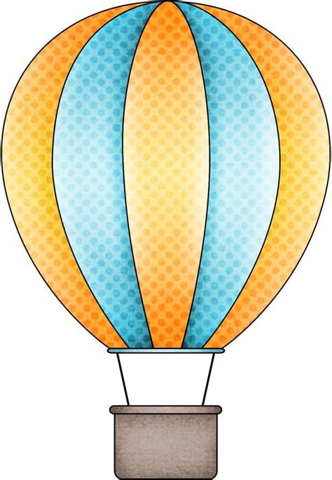 Картинка воздушный шар с корзиной для детей