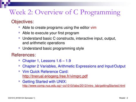 PPT CS1010 Programming Methodology Comp Nus Edu Sg