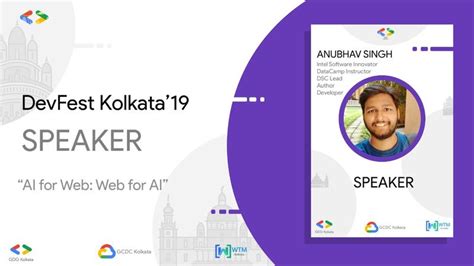 Anubhav Singh On Linkedin Devfest Devfestkol Web Ai Gdg