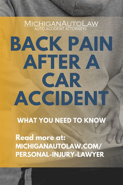 Back Pain After Car Accident What To Do And Treament Options